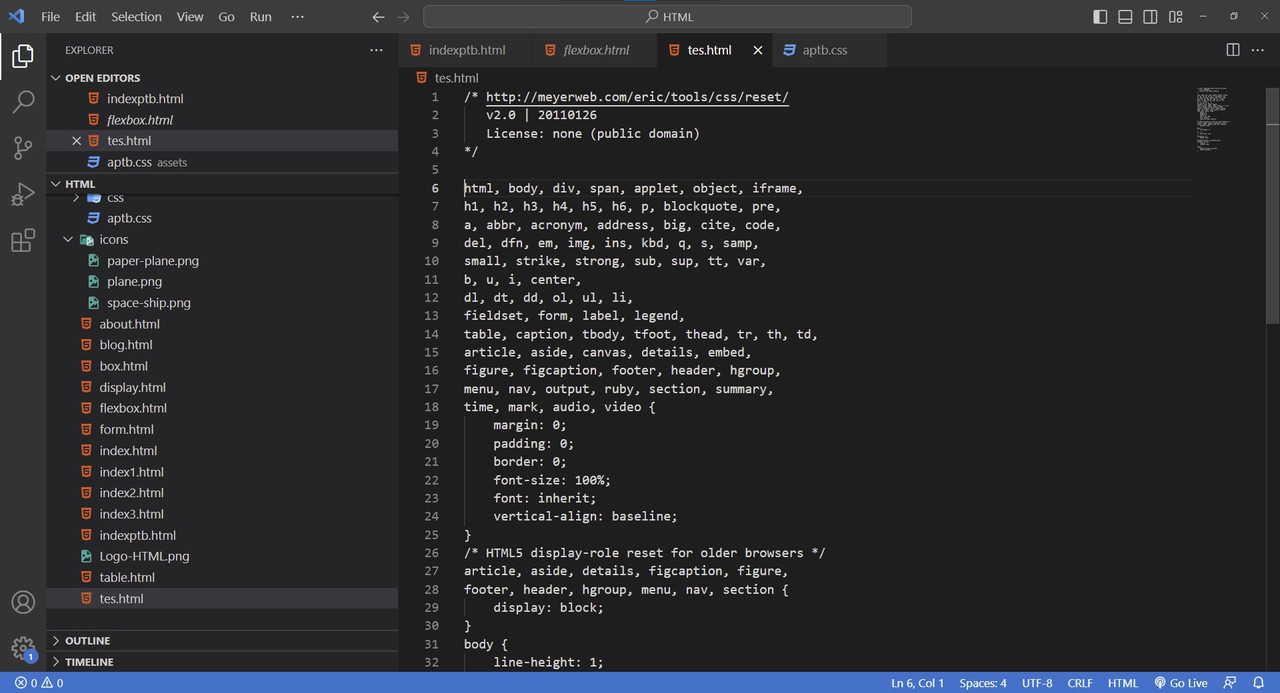 Saya masih belum paham cara reset css - CODEPOLITAN