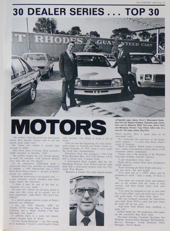 RIP Mr Reg Hunt - The Nostalgia Forum - The Autosport Forums