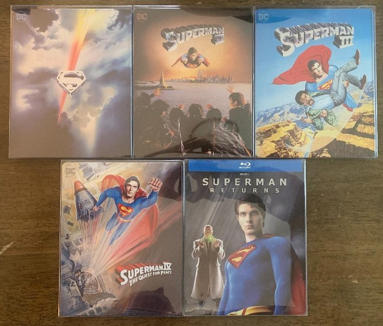 Superman 5-Film Collection 1978-1987 4K Steelbook Collection (Amazon ...