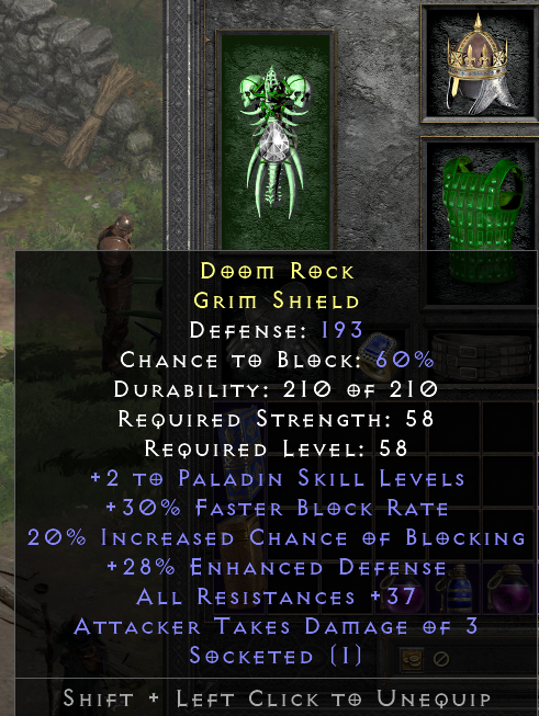 Pala Grim Shield - Topic - d2jsp