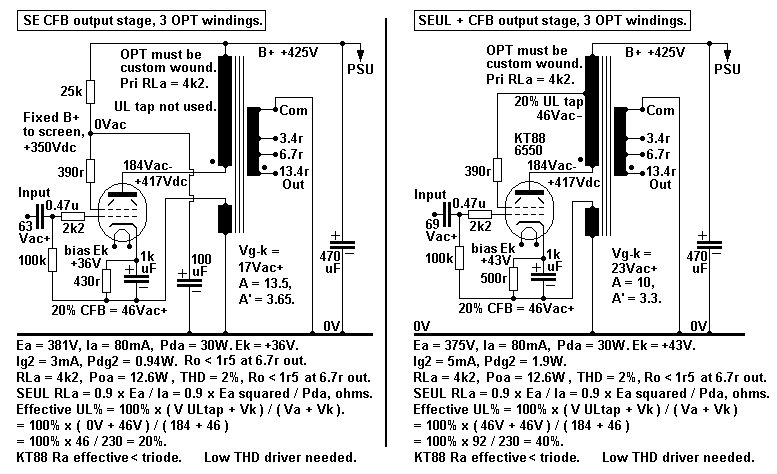 UL + CFB ratio for a PL36 tube? | diyAudio