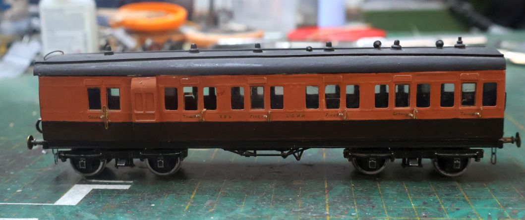 Dubs 1st Go At A Brass Coach - Roxey 4C5 LSWR 44' Full Brake ...