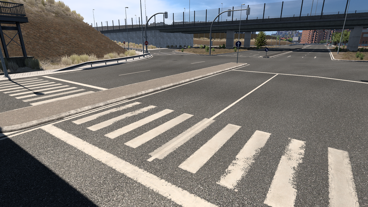 [Iberia] - solid line overlapping on pedestrian crossing [327629] - SCS ...