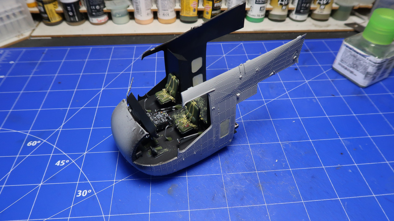 Sikorsky CH-54A Tarhe 1:35 ICM - Work in Progress - Aircraft ...