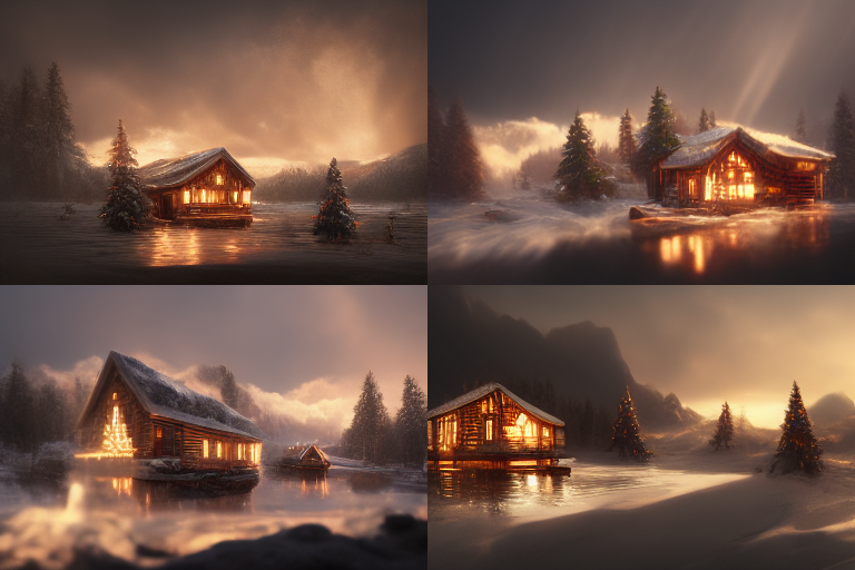 Das Haus am See Foto & Bild | ki - archiv, ki - montagen, digiart Bilder auf fotocommunity