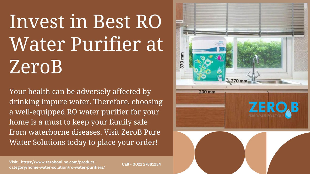 Invest in Best RO Water Purifier at Zero B — Postimages