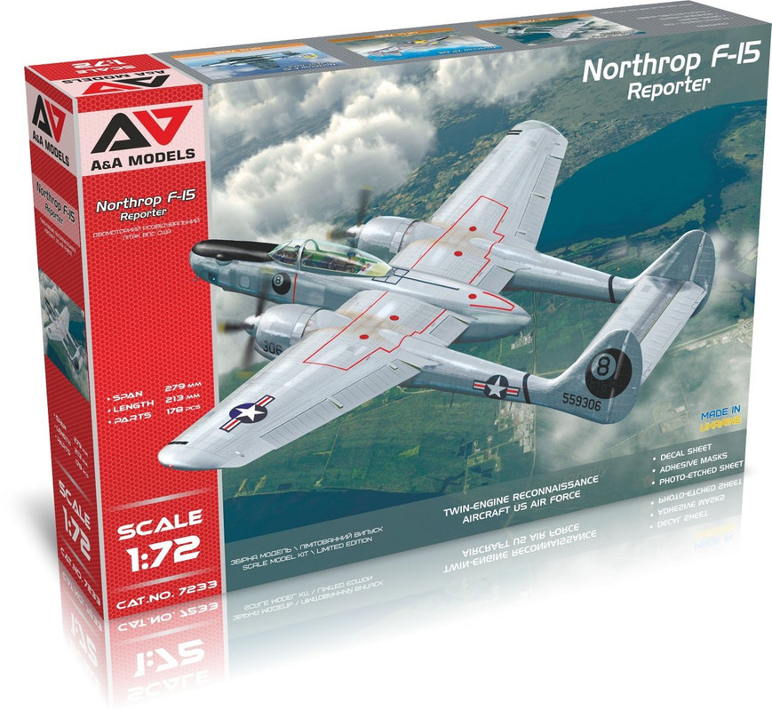 1/72 - Northrop XP-61E & F-15 Reporter by A&A Models - F-15 released ...