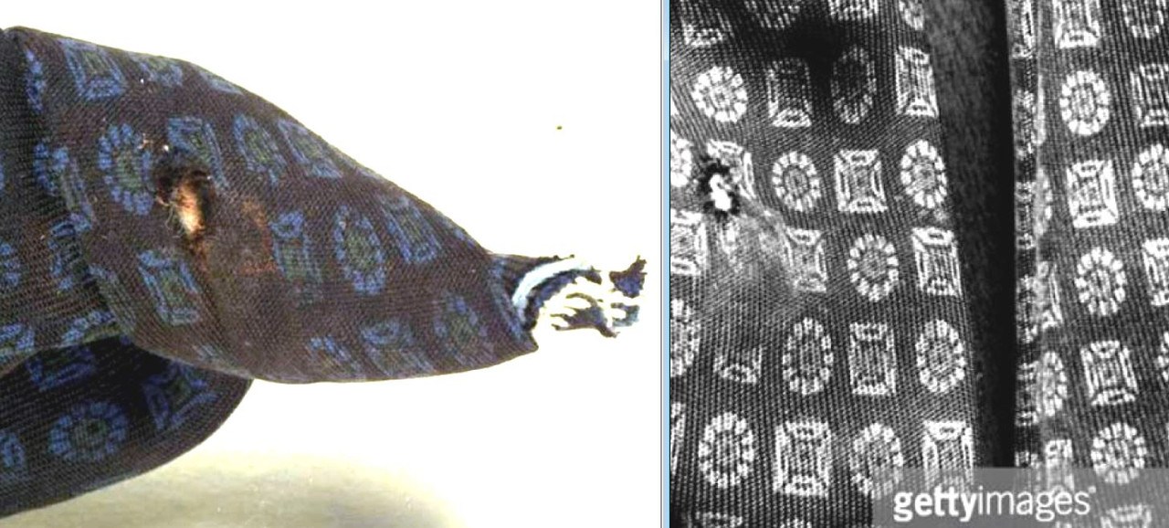 NEWLY-RELEASED November 5 1993 photos of JFK's suit, shirt and tie from ...