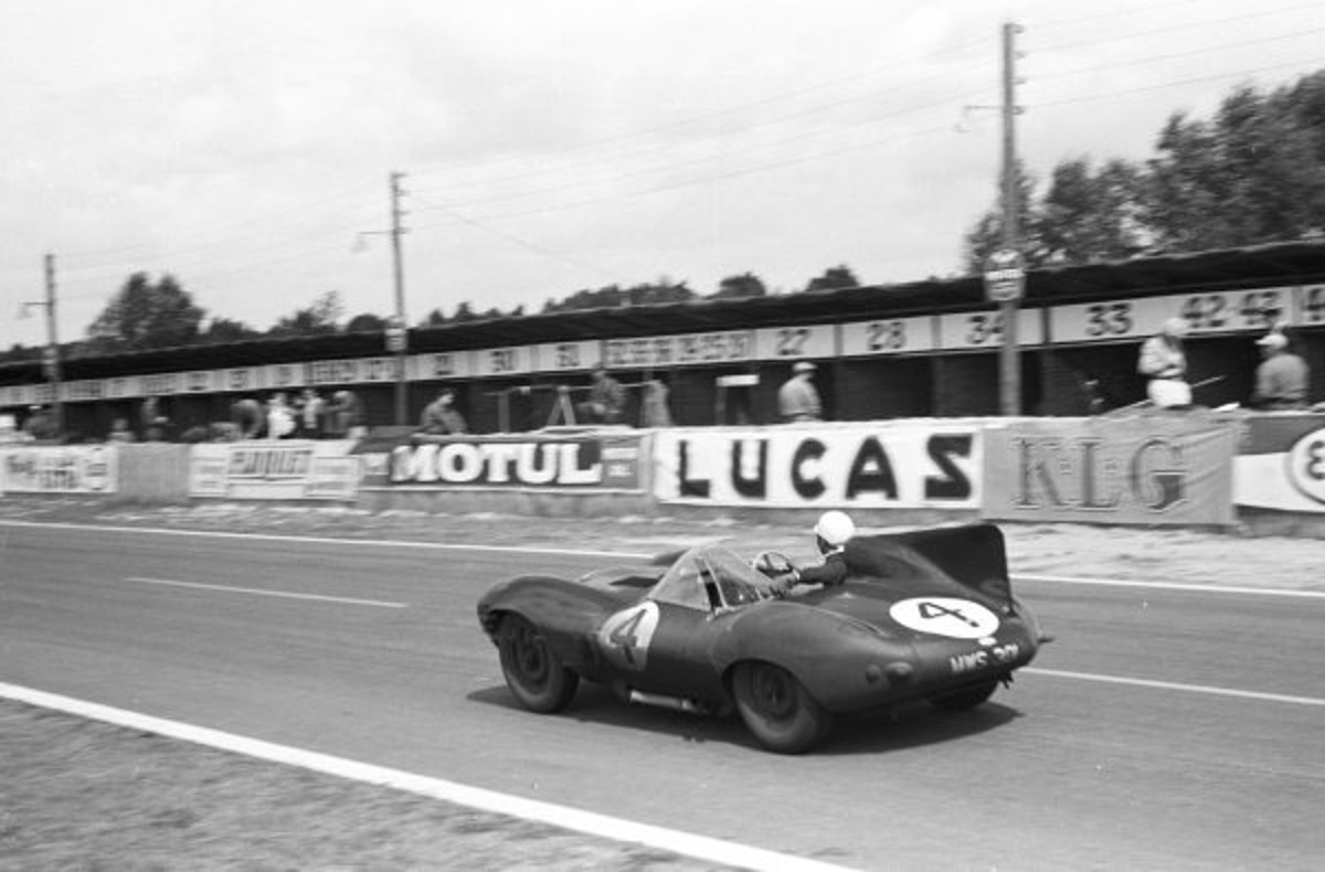 56lm04 Jaguar D Type Ron Flockhart Ninian Sanderson 10 — Postimages