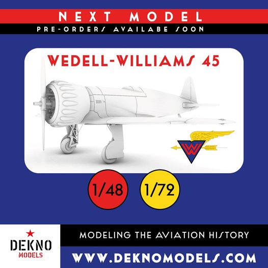 1/48 & 1/72 - Wedell-Williams Model 45 resin kit with 3D printed parts ...