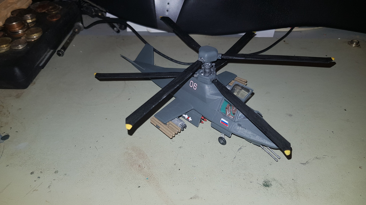Kamov Ka-58 "Black Ghost" - Global Scale Modeller