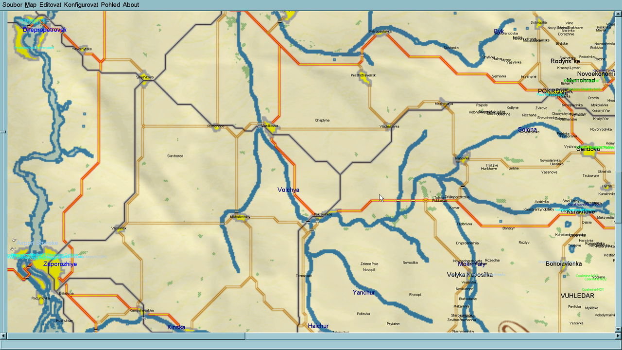 RUSSIAN escalation in UKRAINE MAP (Text)