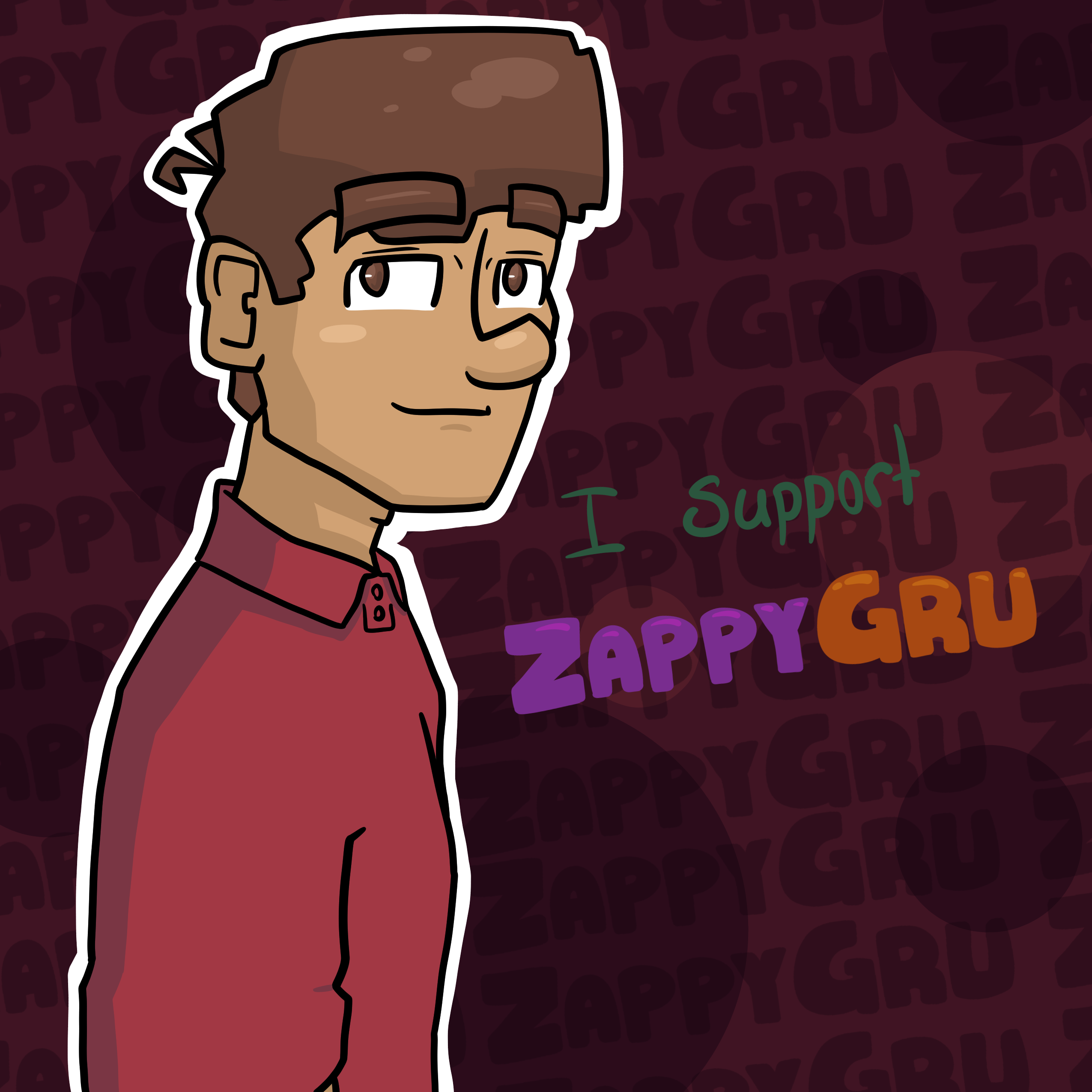 Zappy Gru Support Stamp — Postimages