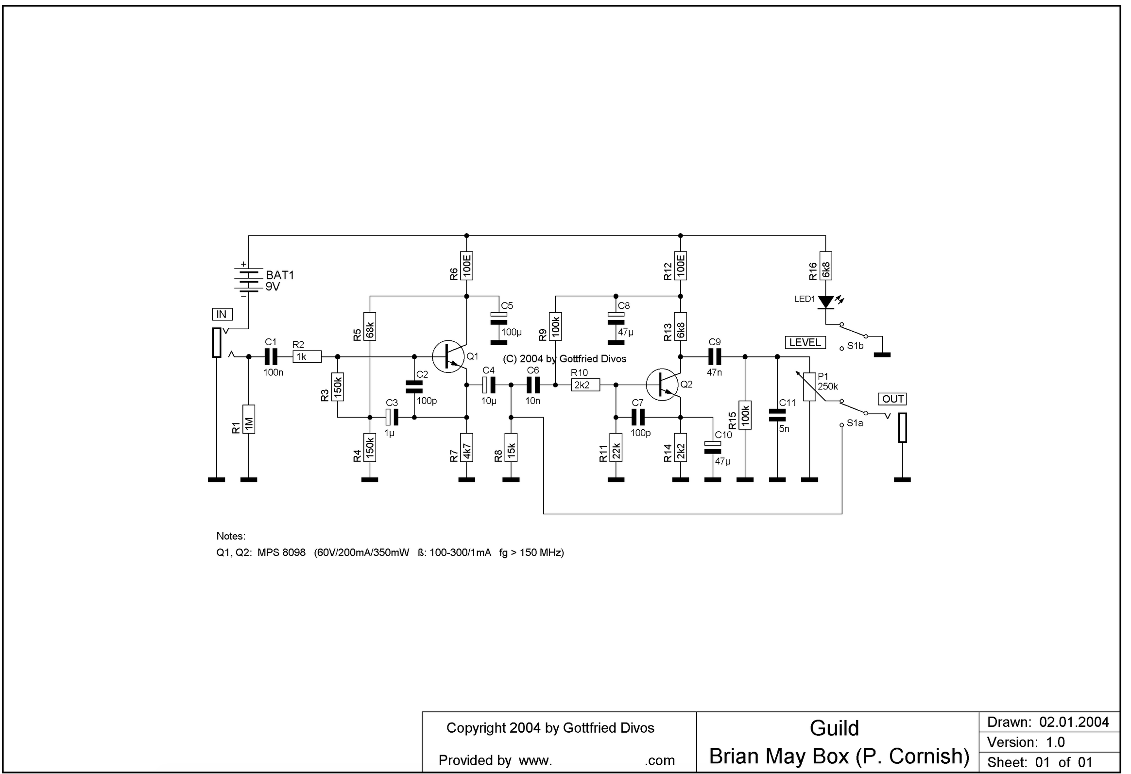 brian may treble boost schematic — Postimages