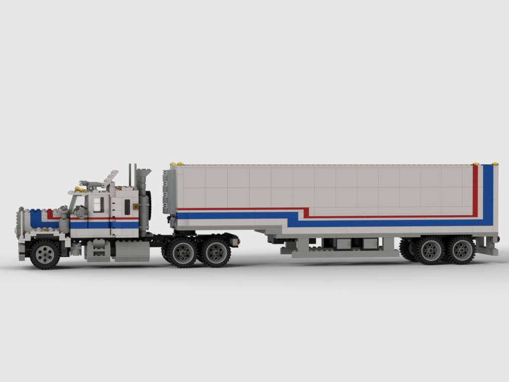 LEGO MOC Trailer for 5580 with Step by rayb | Rebrickable - Build with LEGO