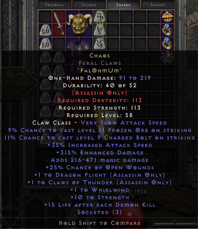 Chaos Claw - Topic - d2jsp