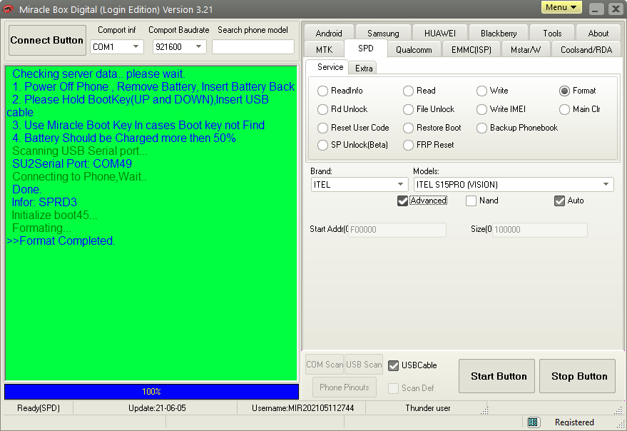 Itel Vison 1 Frp Lock Reset Success By Miracle Digital Login - GSM-Forum