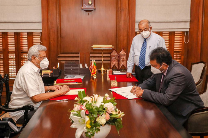 New Governor of North Western Province...