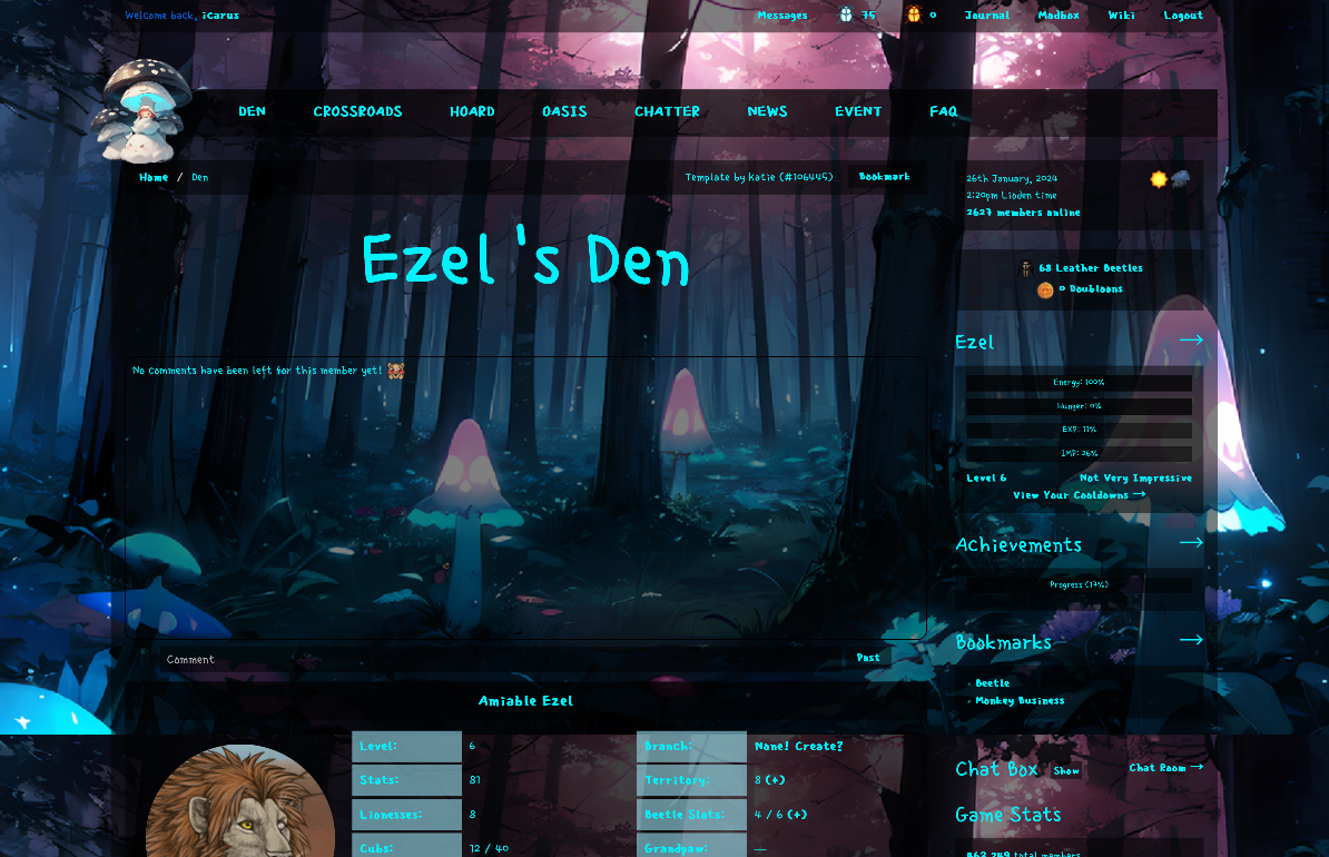 ପ⊹ iccy’s free css :|: Lioden