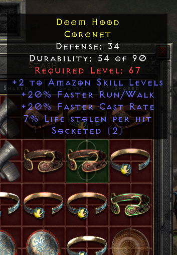 Ft# 2/20/20/7ll/2os # Zon Circlet Diadem - Topic - d2jsp