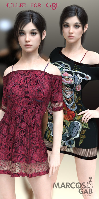 Ellie For Genesis 8 Female [REPOST] 2025 - Free Daz 3D Models