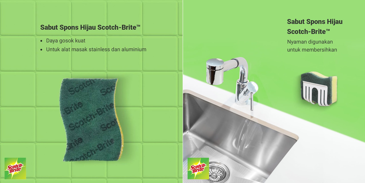 Promo SB SABUT SPONS ECOPACK 5PC ID 30P5 Diskon 10% di Seller Hypermart ...
