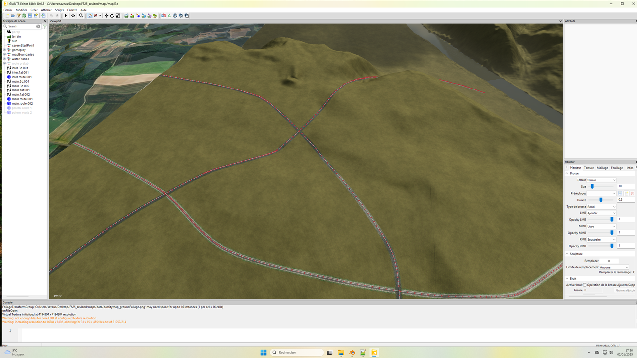 problem with Giants editor and the setTerrainHeightBySpline.lua script. - GIANTS Software - Forum