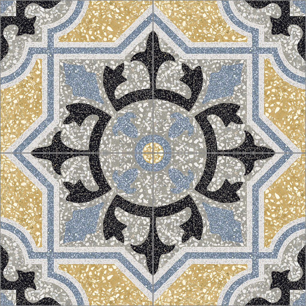 39 terrazzo cementine tiles pbr texture seamless — Postimages