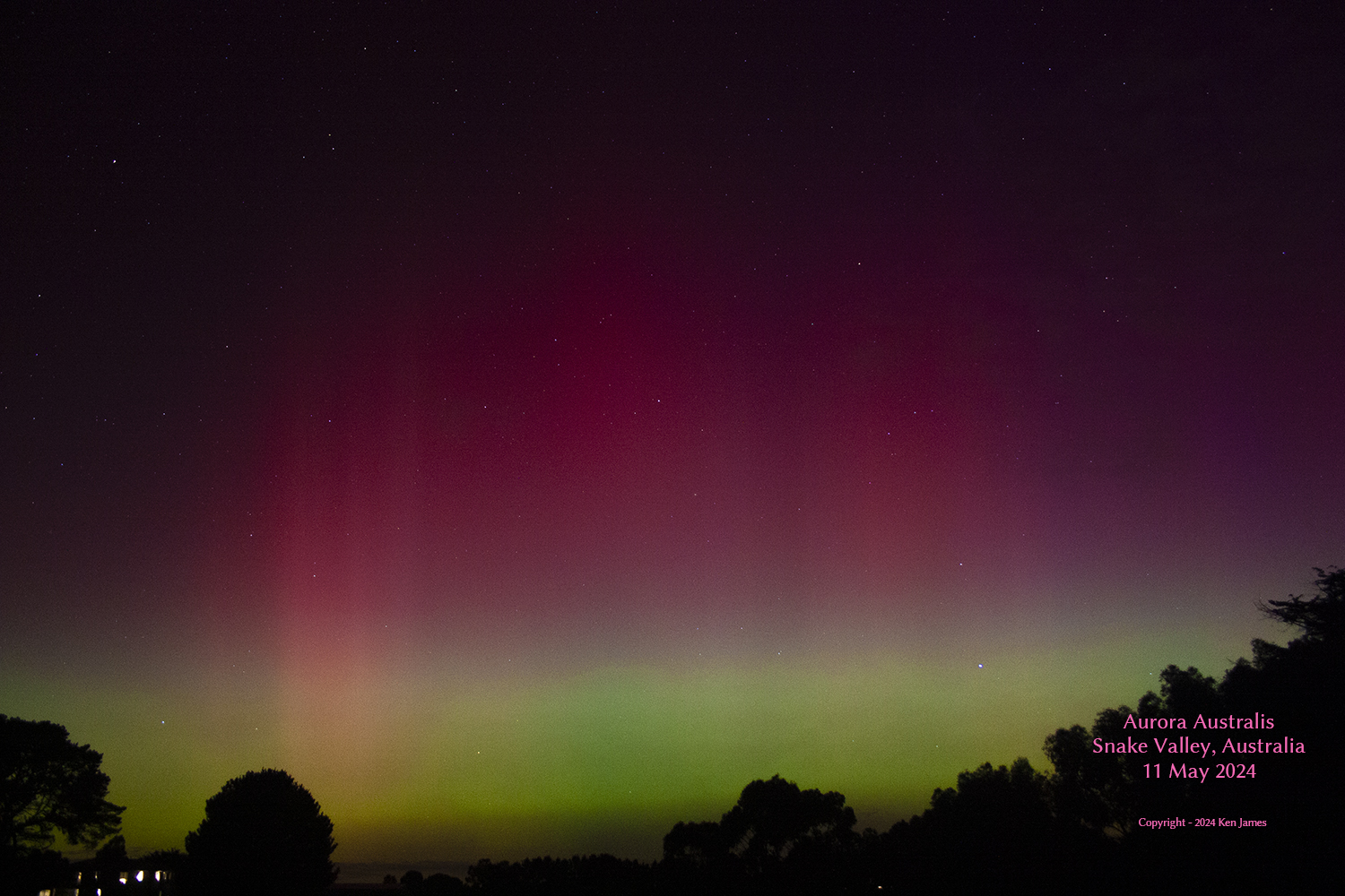 Aurora Australis 11 May 2024 Single frame — Postimages
