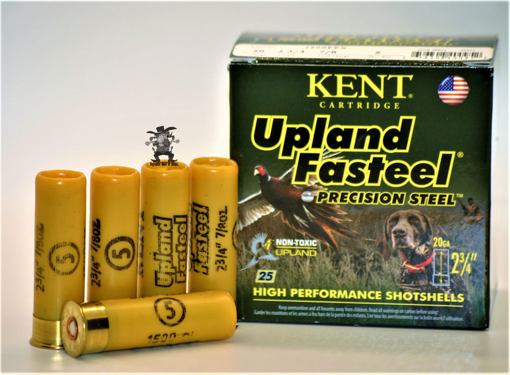 20 GA KENT Upland FASTEEL Precision Steel No.5 Shot 20ga UPLAND 2¾ ...