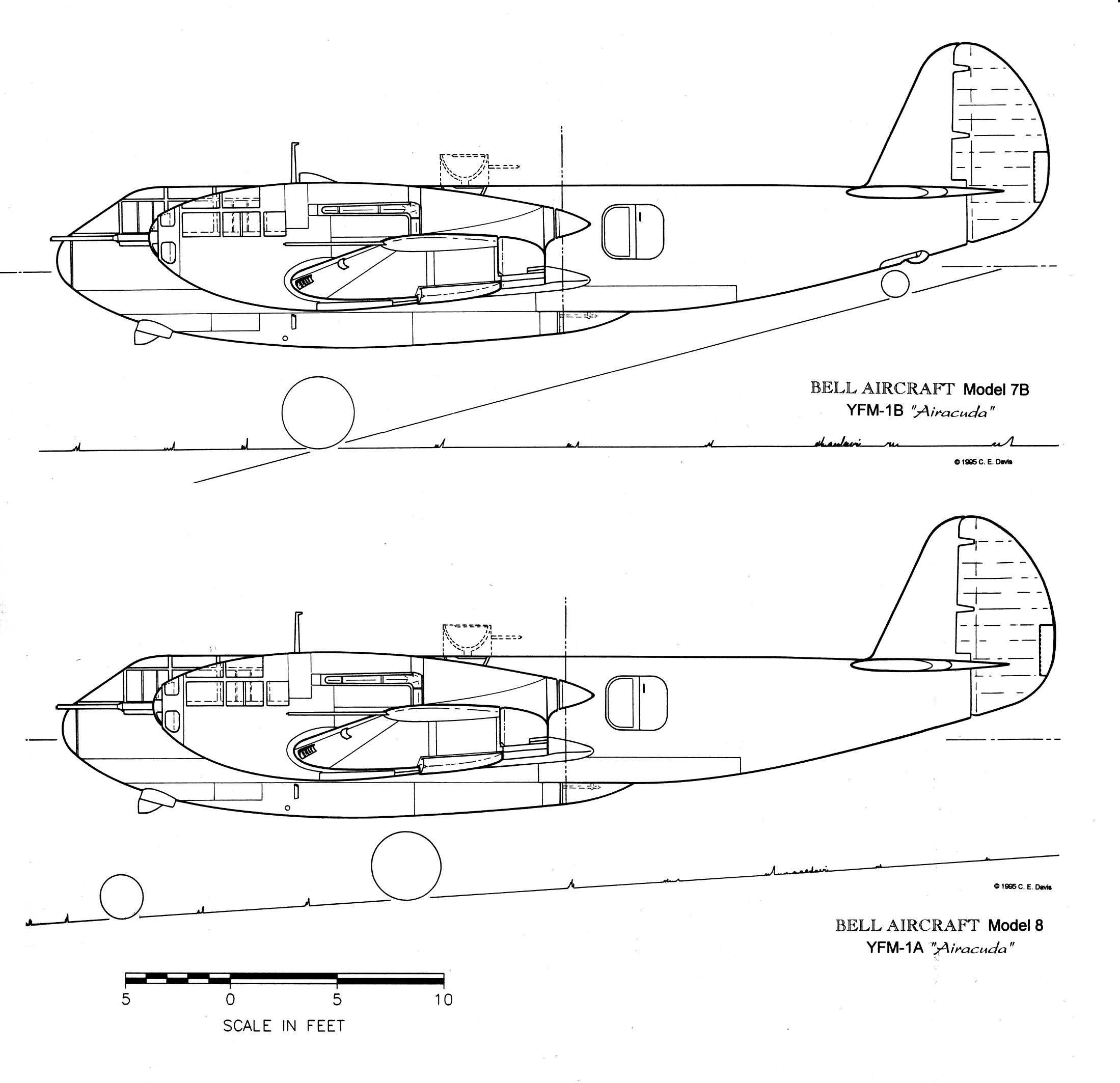 Bell FM 1 Airacuda Drawings 4 — Postimages