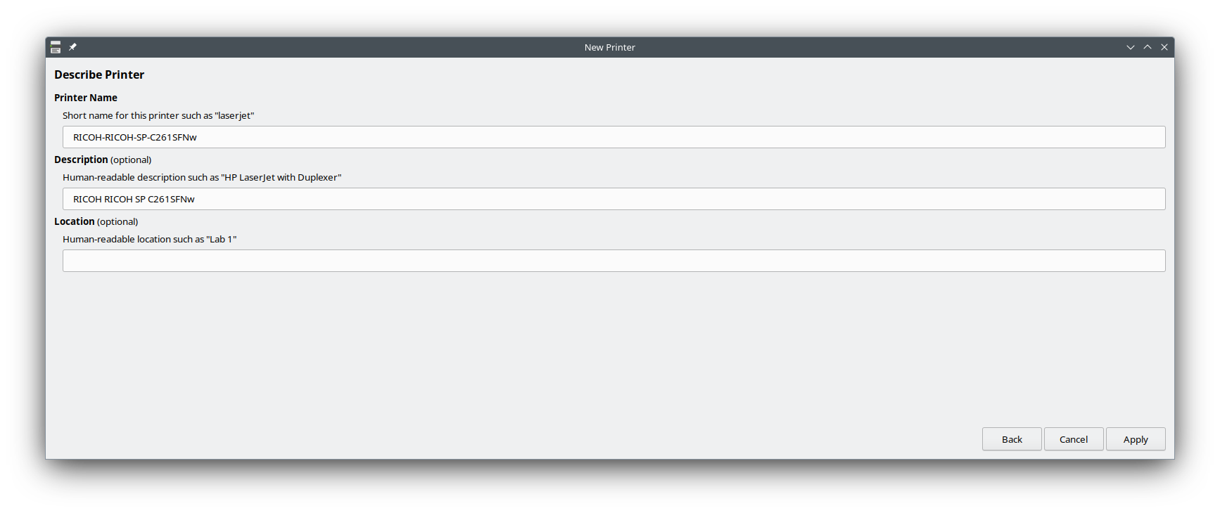 RICOHNetwork Printer Description — Postimages