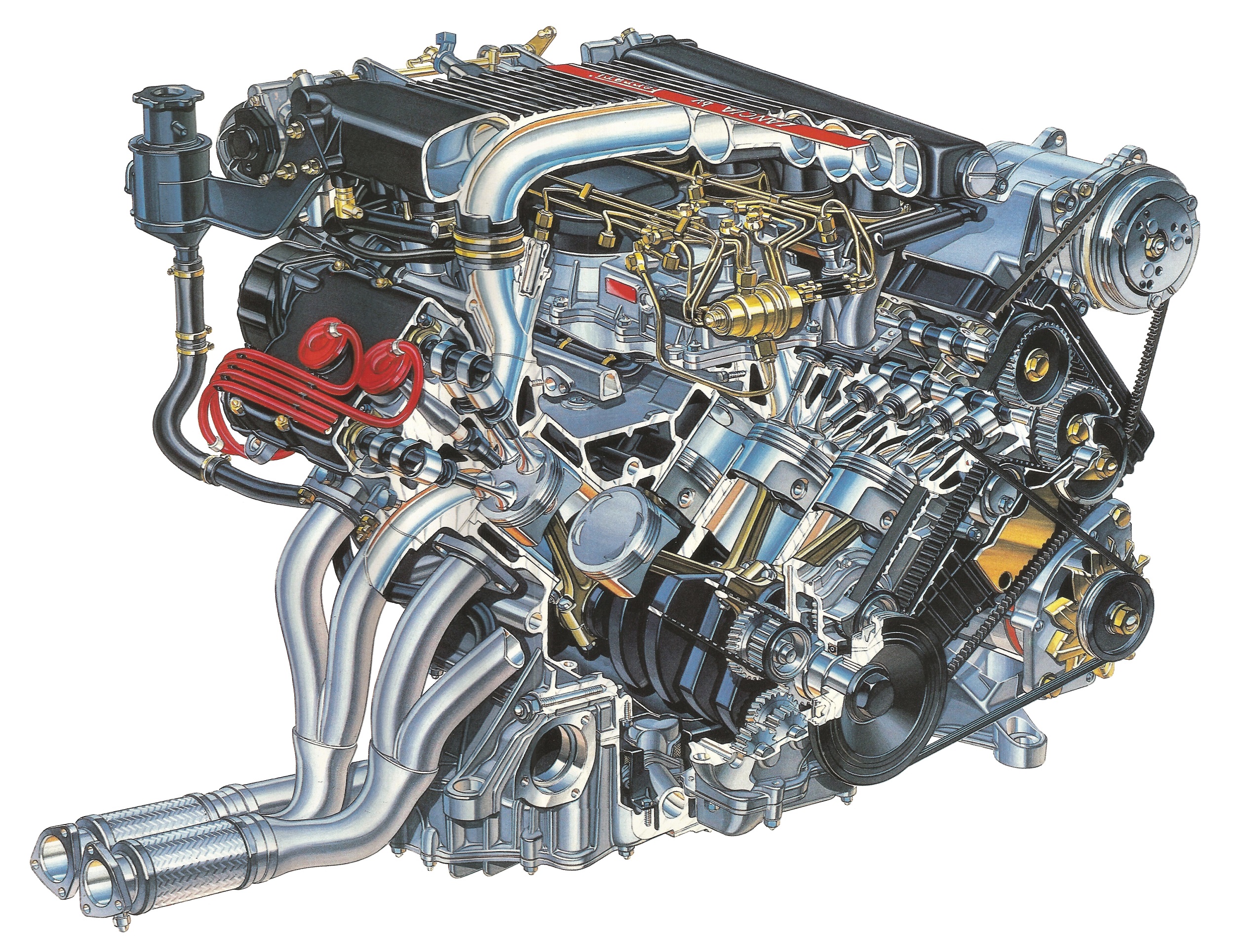 Betti B Lancia Thema 8 32 engine low res — Postimages
