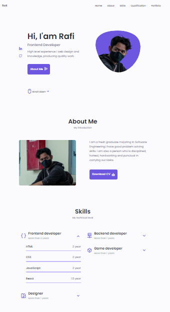 GitHub - Chainz7/simple-portfolio-css: #7 - Simple Project | Project Link