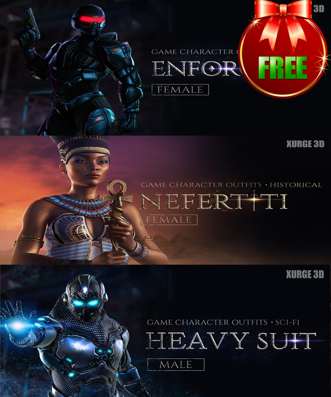 [ Reallusion Cloth ] Enforcer Armor + Nefertiti + Heavy Suit 2025 ...