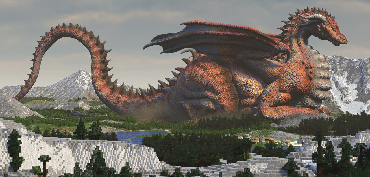 Large collection of my dragon builds renders [Vol. 1]