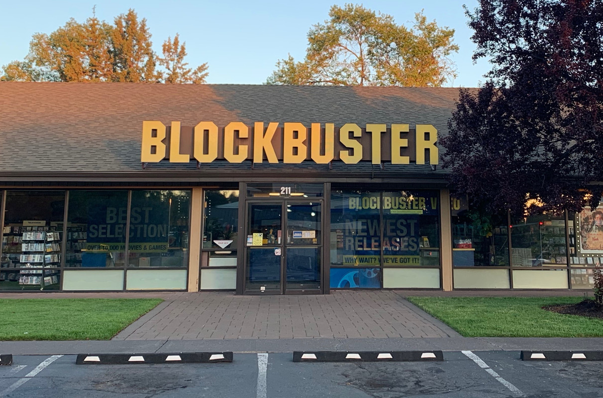 The Last Blockbuster storefront — Postimages