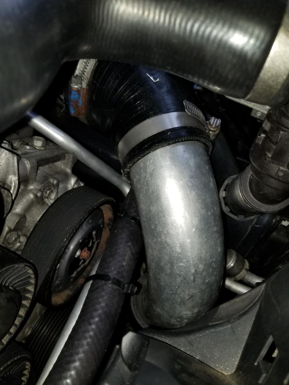 N54 Relocated inlets, 335d chargepipe and expansion tank