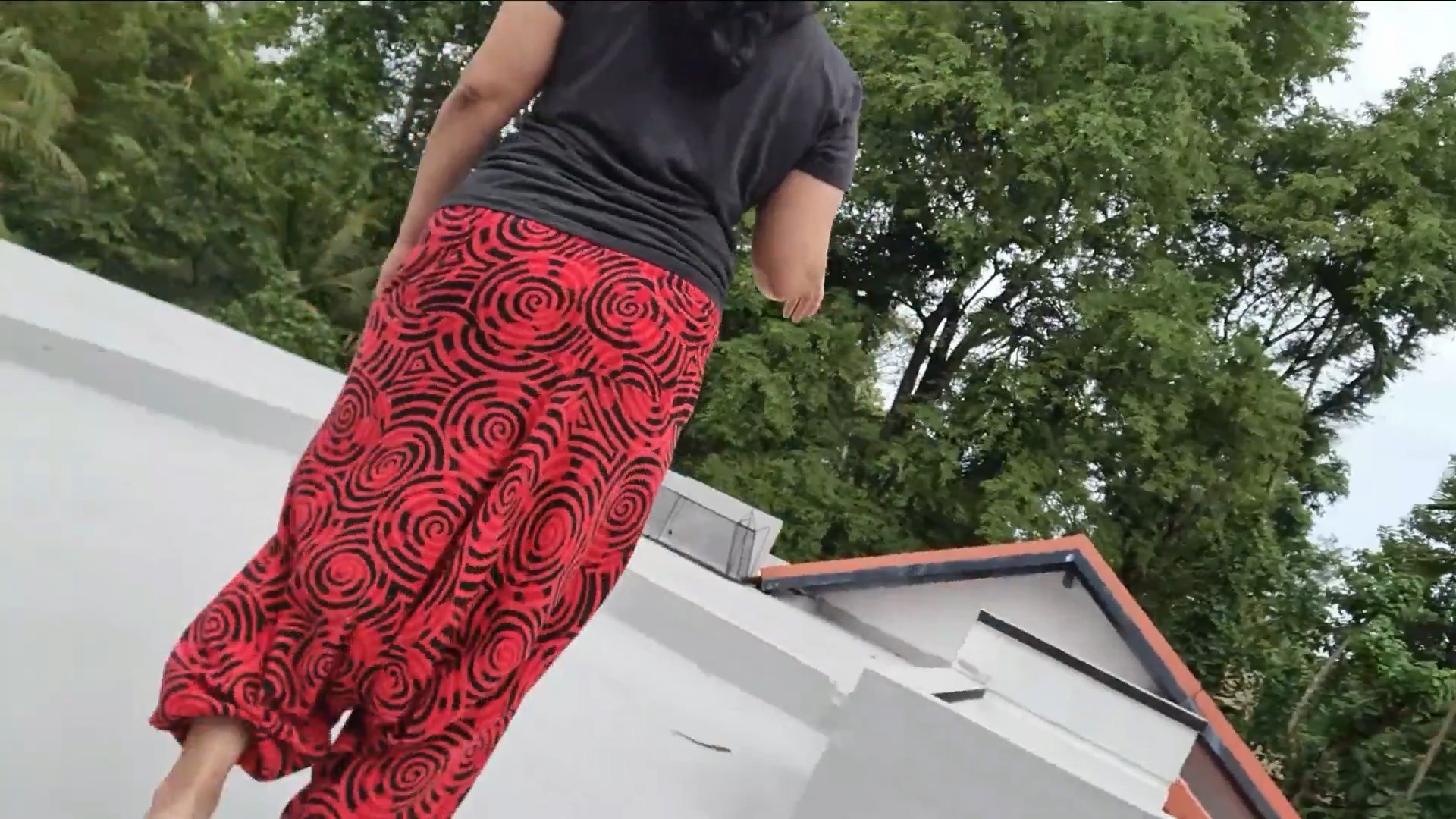 Hot Curvy Malayali Lady Big Boobs And Big Ass In Tight Black And Red