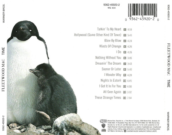 Fleetwood Mac 1994-95 era, TIME album, Dave Mason & Bekka Bramlett ...