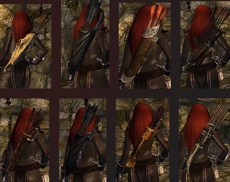 Quivers Reforged - Bows - BodySlide at Skyrim Special Edition Nexus ...
