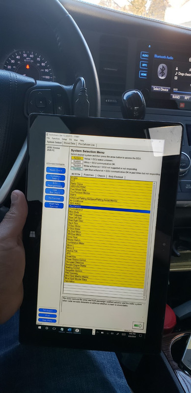 Techstream on a Windows Tablet | Toyota Sienna Forum - siennachat.com