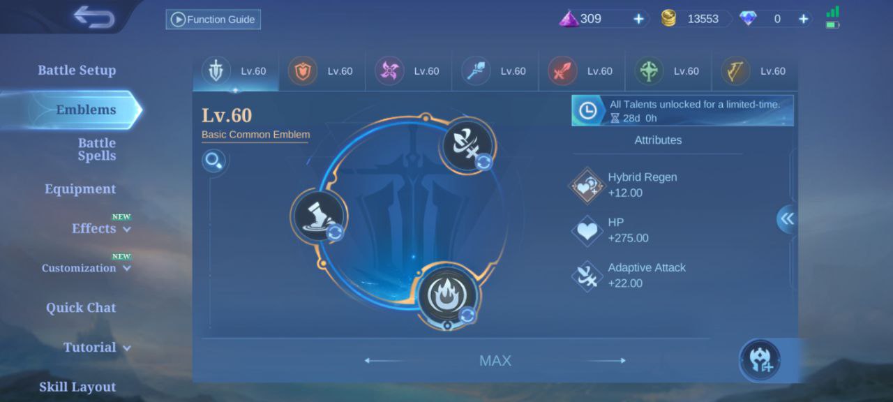 Buy ML# 112 132skin_82hero_55level_Epic Gusion Epic Uranus Epic Moskov ...