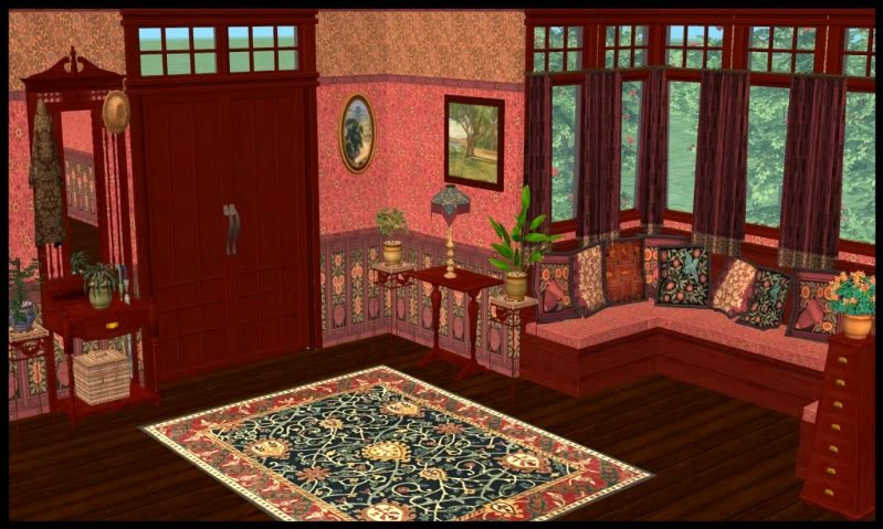 Sims Fashion Barn Charmed Hallway/Sitting Room