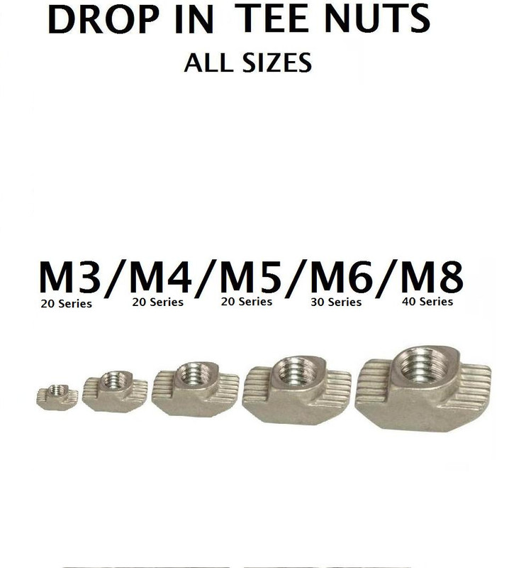 M3 M4 M5 M6 M8 Drop In T nut Hammer Tee Nuts Aluminum Extrusion Profile UK FAST | eBay