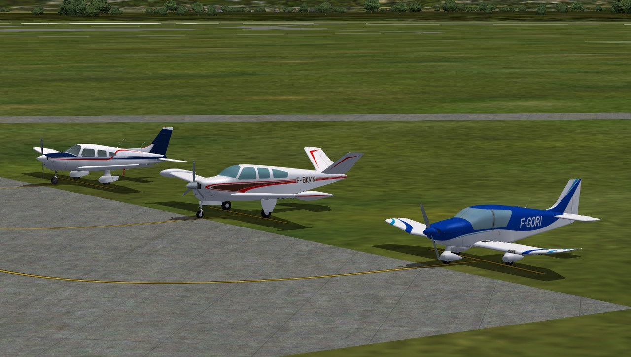AI traffic in Alsace region - FS9 - AI-Verkehr - FS2004-Team