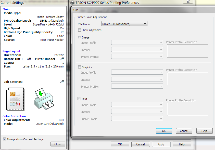 P900 Premium glosssy paper not enough patches or fake Epson ink? | Page ...