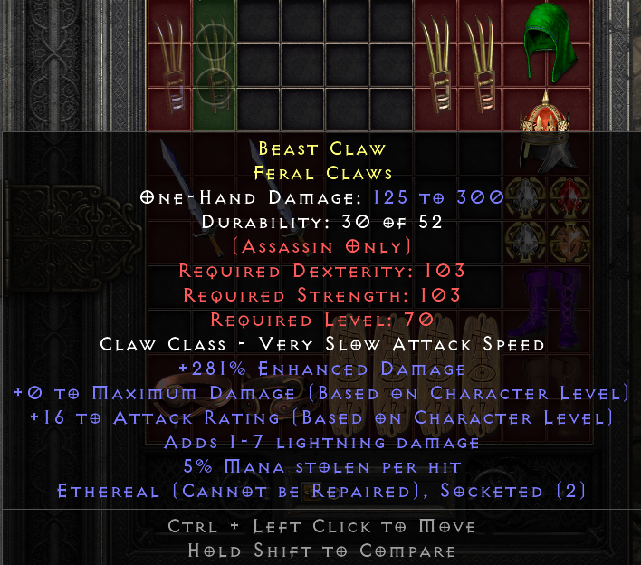 Beast Claw Cruel Fools 2os - Topic - d2jsp