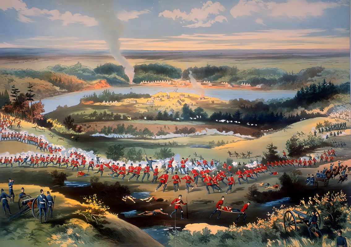 Battle of Batoche Print by Seargent Grundy — Postimages