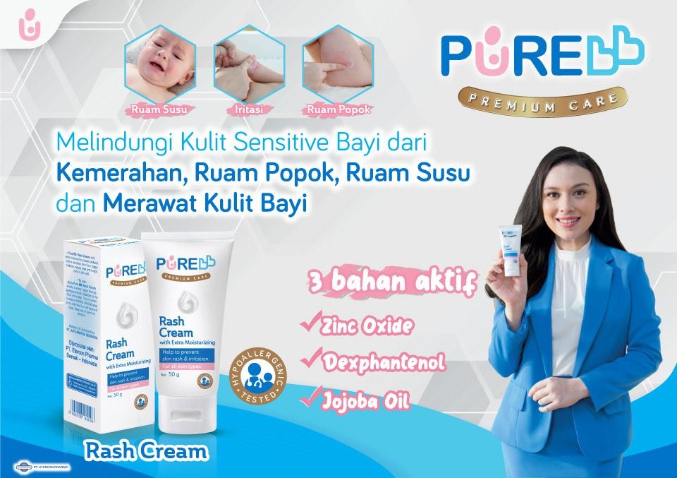Jual Pure bb Rash Cream 50gr di Seller Lolipopbabykid - Sendangmulyo ...